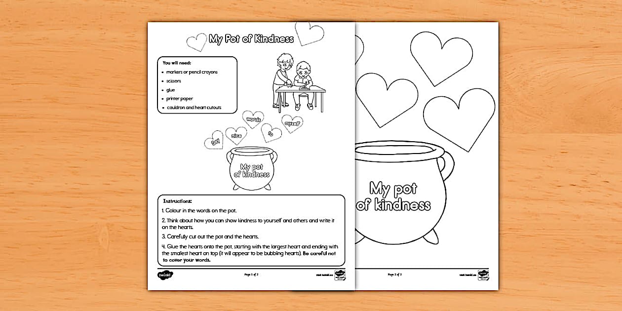 My Pot of Kindness Craft | Twinkl Teaching Resources