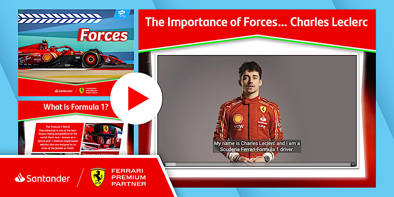 FREE! - Scuderia Ferrari F1: Interactive Video Lesson - Forces