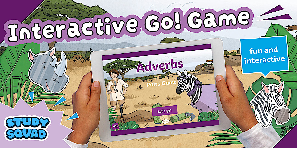 KS2 English Adverb Anagram Game