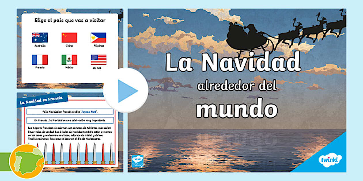 Presentación: La Navidad alrededor del mundo - Twinkl