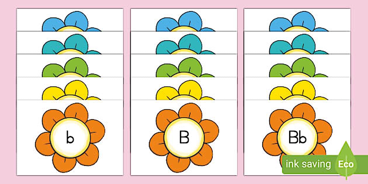 Letters Of The Alphabet On Flowers | Classroom Display