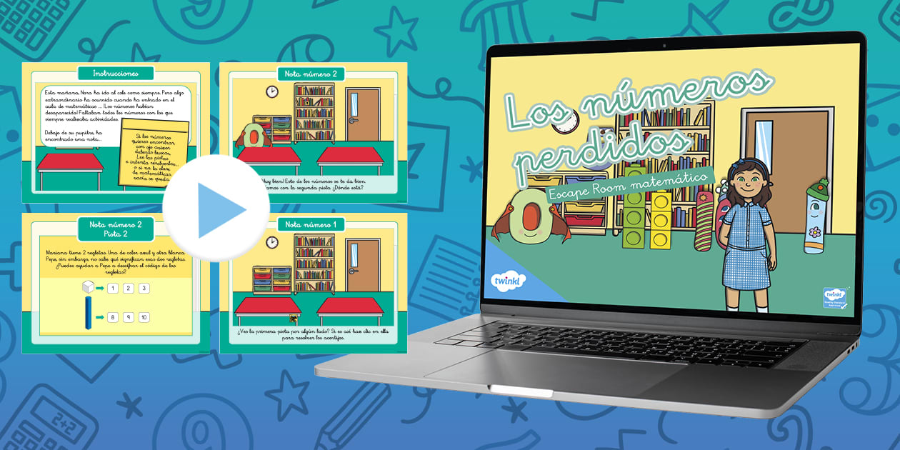 Escape room matemático: Los números perdidosEscape room matemático: Los