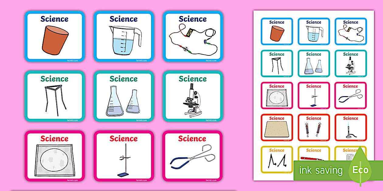 Editable Magazine Files Science Labels (teacher made)