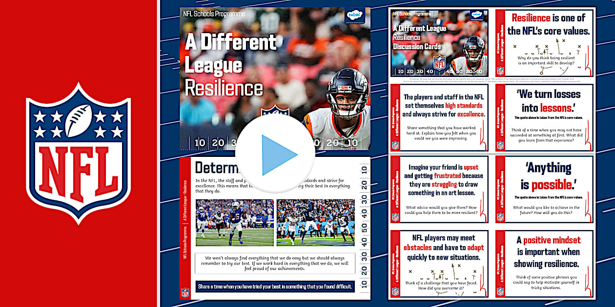 FREE! - NFL: A Different League - Resilience Lesson | Twinkl