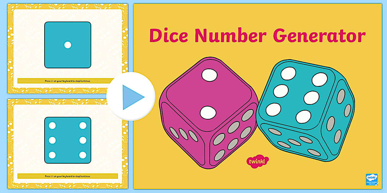 Online Dice for Classroom | Dice Roller 1-6 | Twinkl USA