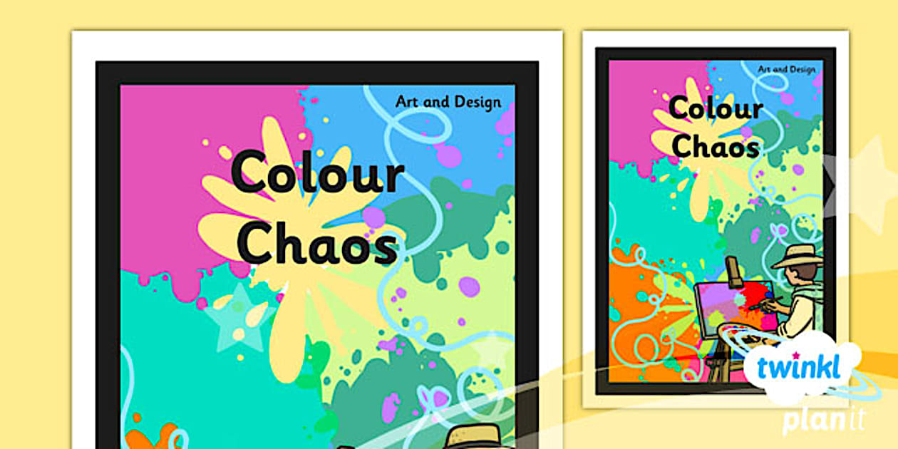 Art :Colour Chaos KS1 Unit Book Cover