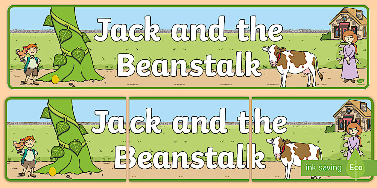 Jack and the Beanstalk Display Banner | Early Years - Twinkl