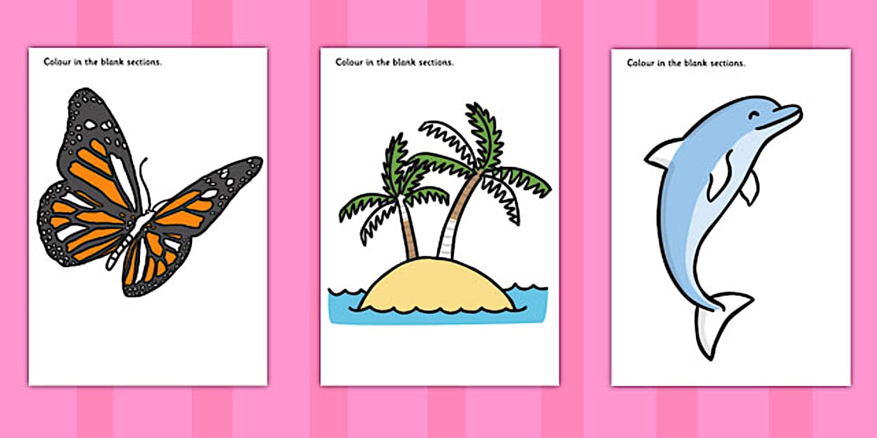 SEN Colouring Sheets (teacher made) - Twinkl