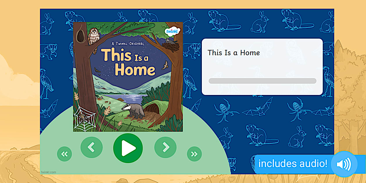 This Is a Home Listen and Follow Audio Story - Twinkl