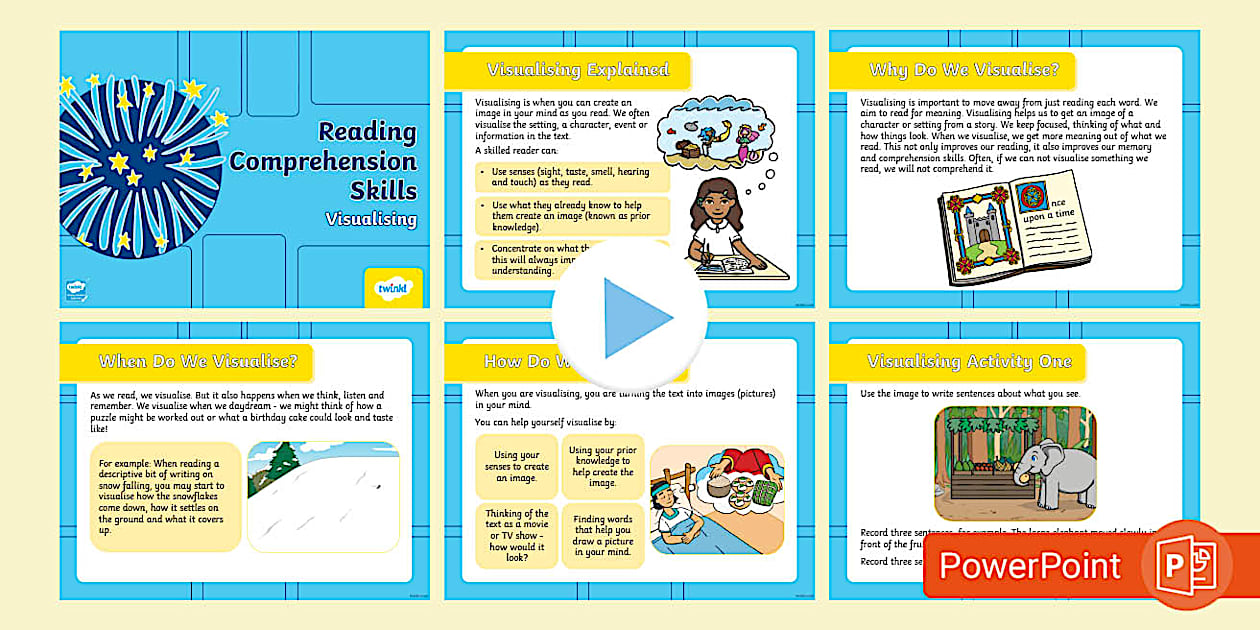 Reading Comprehension Skills: Visualising PowerPoint (Year 3-4)