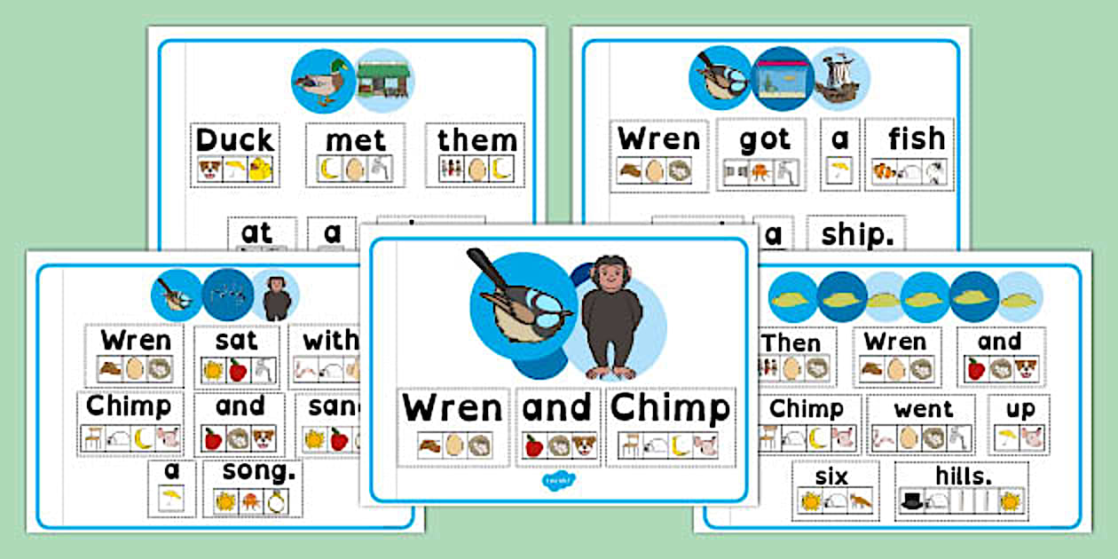 Wren and Chimp Digraphs and Silent Letters Activity | Twinkl