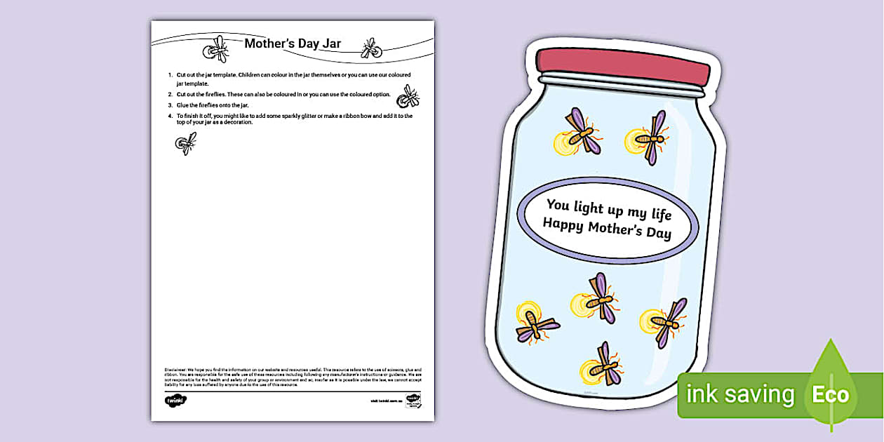 Mother’s Day Light Up My Life Craft (Teacher-Made)