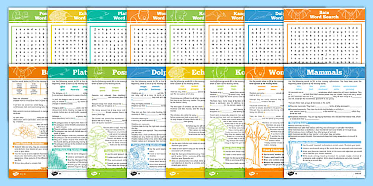 Australian Mammals Activity Pack (teacher made) - Twinkl