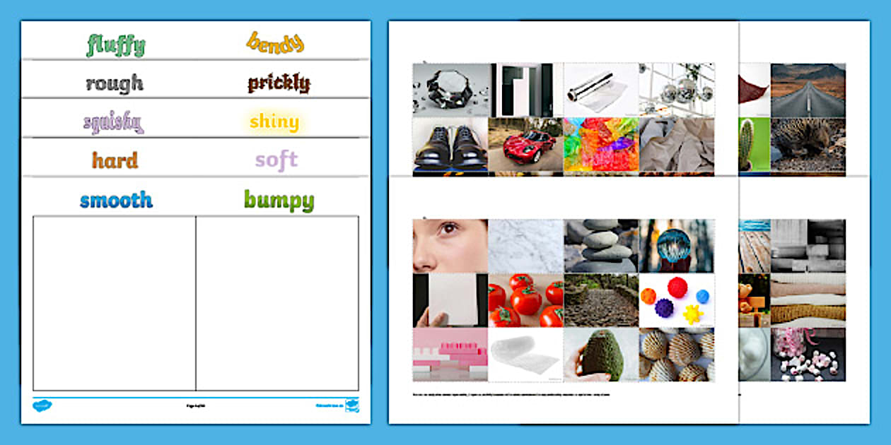 Materials and Textures Sorting Activity (Teacher-Made)