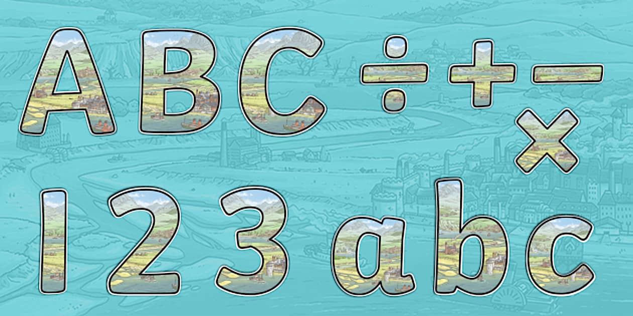 Rivers Topic Display Lettering (teacher made) - Twinkl