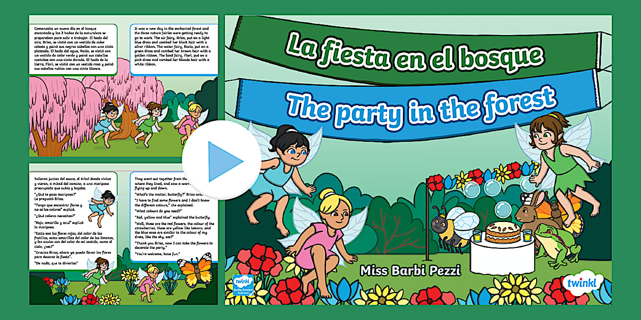 FREE! - La fiesta en el bosque / The party in the forest - Twinkl