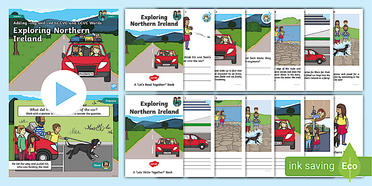 Adding -ing and -ed to CVC and CCVC Words Lesson Plan - Level 6 Week 18 ...