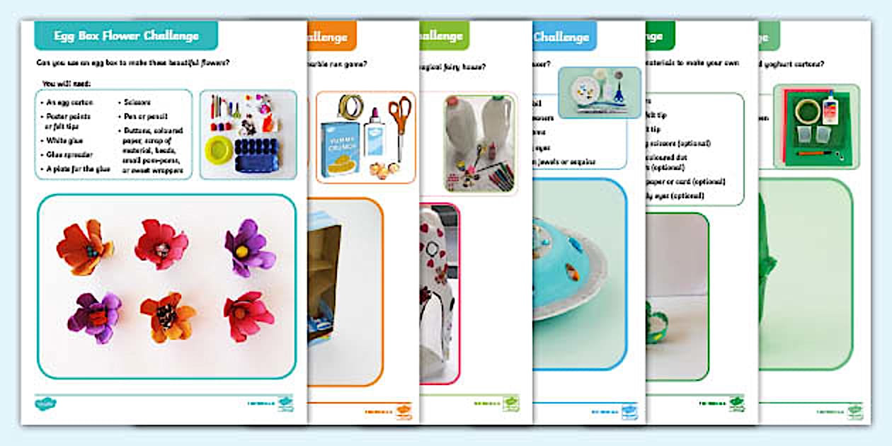 Junk Modelling Challenge Pack (teacher made) - Twinkl