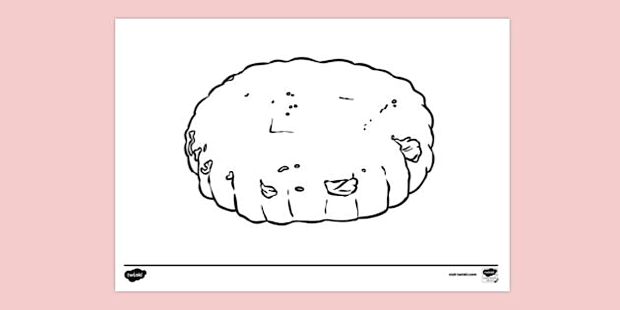 Welsh Cake Colouring | Colouring Sheets (teacher made)