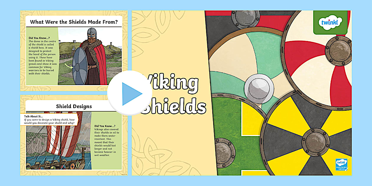 Viking Shields PowerPoint (teacher made) - Twinkl