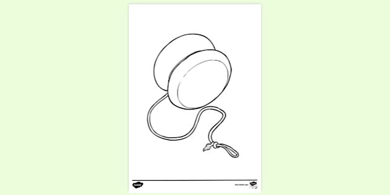 Yo Yo Colouring Sheet | Colouring Sheets (teacher made)
