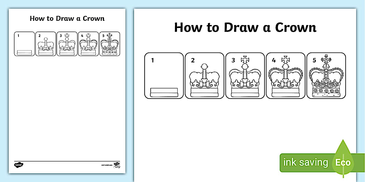 How to Draw a Crown | Art and Drawing | Twinkl KS1 | Royalty