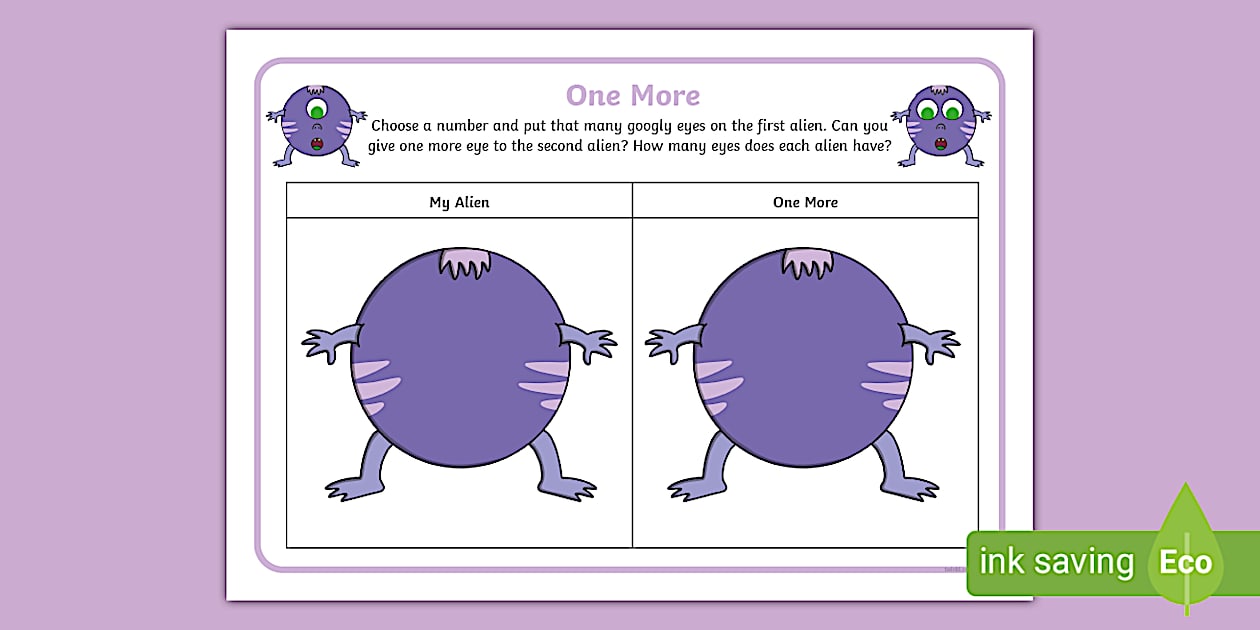 👉 One More Alien Mat | Twinkl (teacher made) - Twinkl