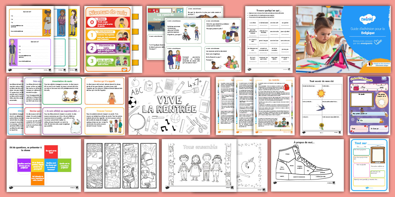 Pack rentrée scolaire - spécial activités de rentrée