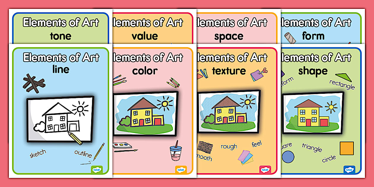 Elements of Art Posters for K-2nd Grade (teacher made)