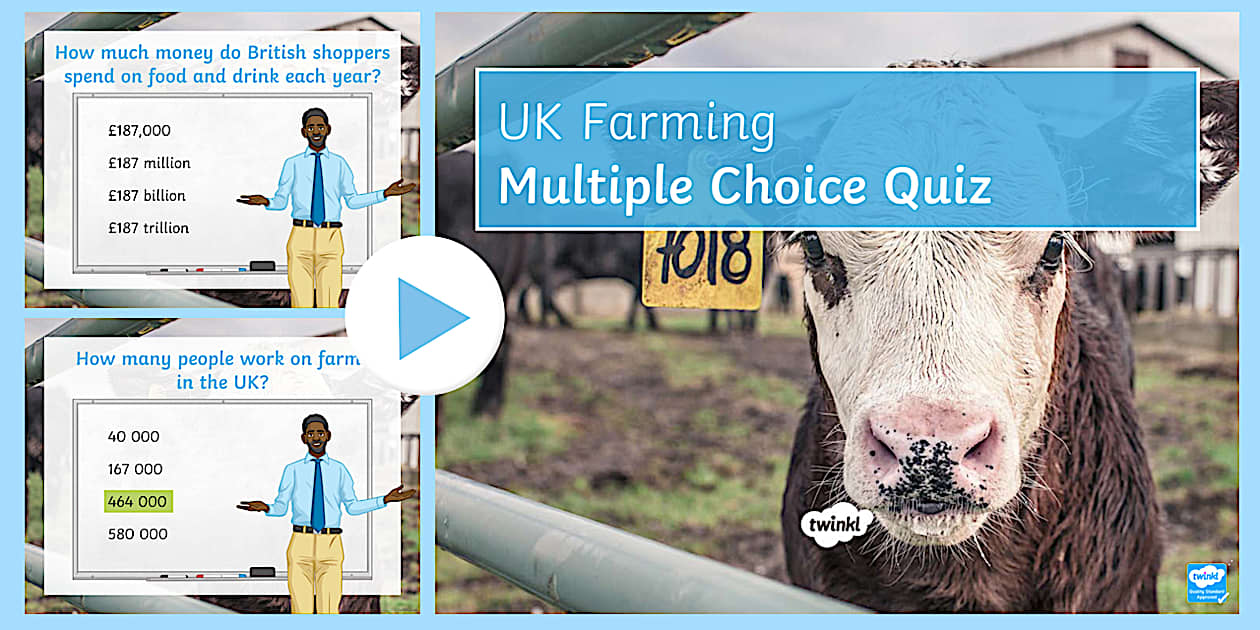 UK Farming: Quiz 2 PowerPoint (teacher made) - Twinkl
