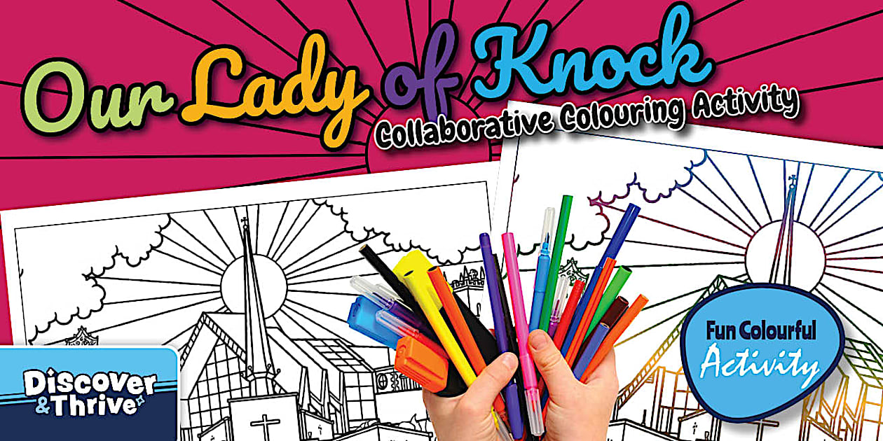 Our Lady of Knock Collaborative Colouring Activity