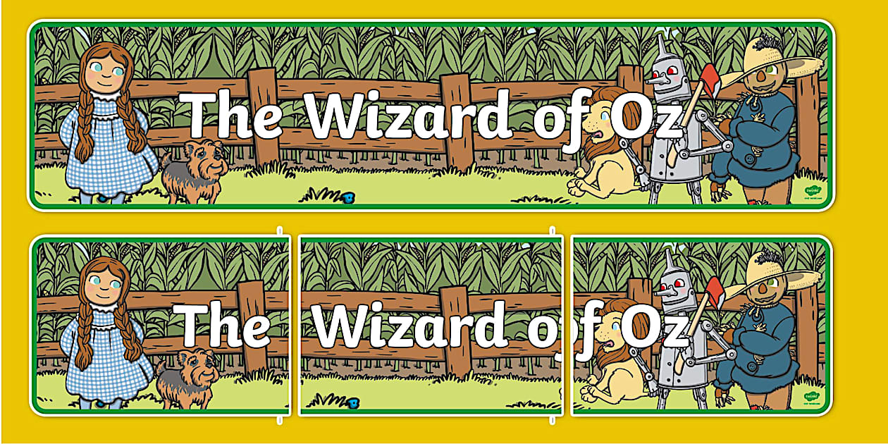 The Wizard of Oz Display Banner (teacher made) - Twinkl