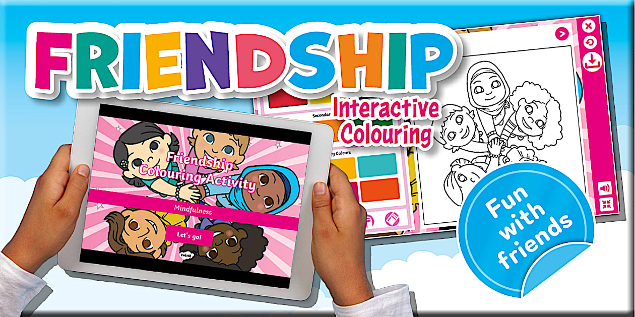 Friendship Interactive Colouring