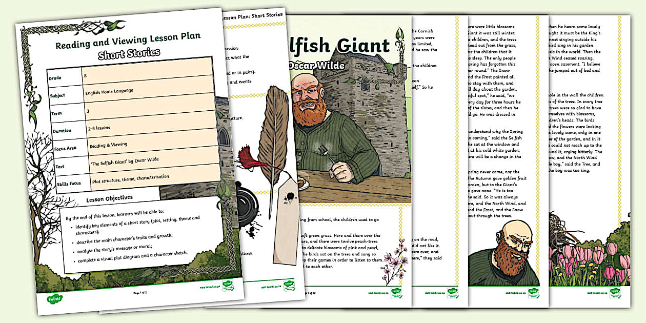 Grade 8 Reading and Viewing Lesson Plan: Short Stories