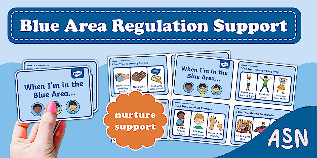 When I'm in the Blue Area... Self-Regulation Support Cards