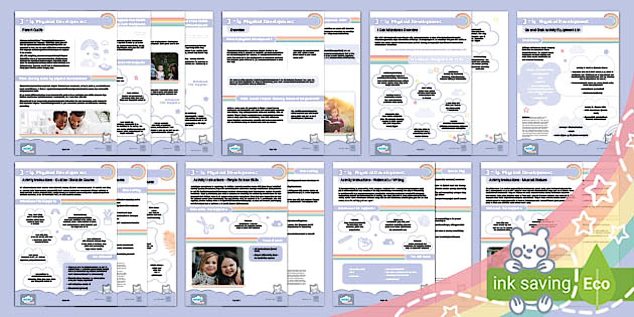 3-4 Years Physical Development Twinkl Tots Pack - Twinkl