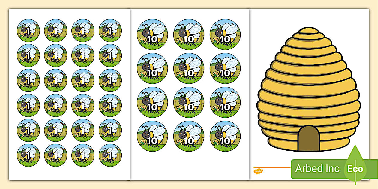 Taflen Waith Cwch Gwenyn a Chownteri Gwenyn (teacher made)