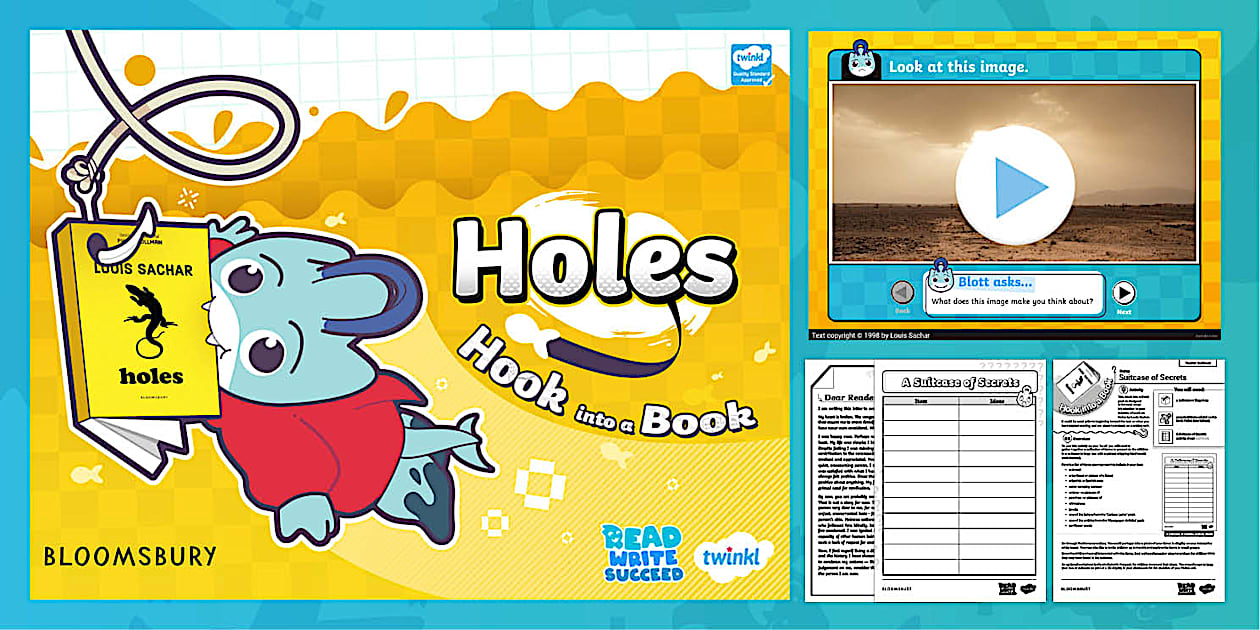 FREE! - Holes Hook Into a Book Inspiration Pack [UKS2]