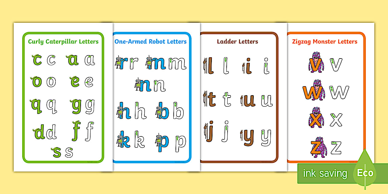 QLD Letter Formation Families IKEA Tolsby/Fiestad Frame