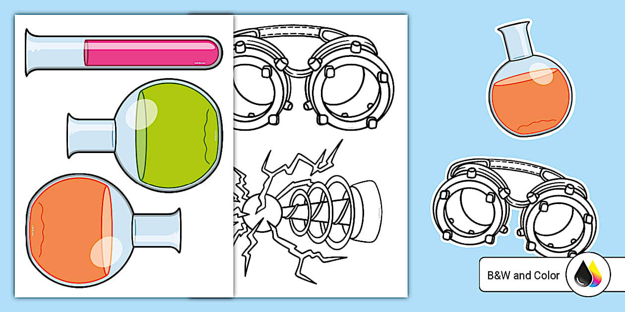 Science Fair Cutouts (teacher made) - Twinkl