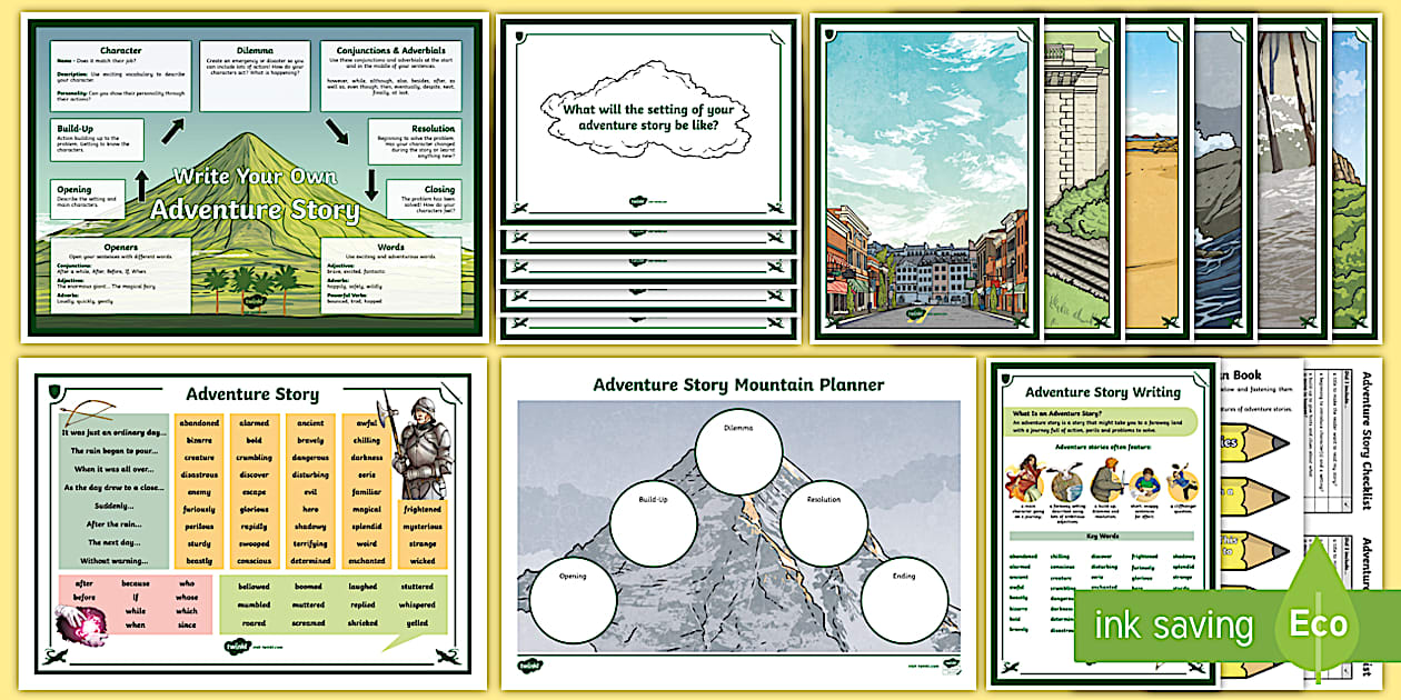 KS2 Adventure Story Writing Resource Pack - Twinkl
