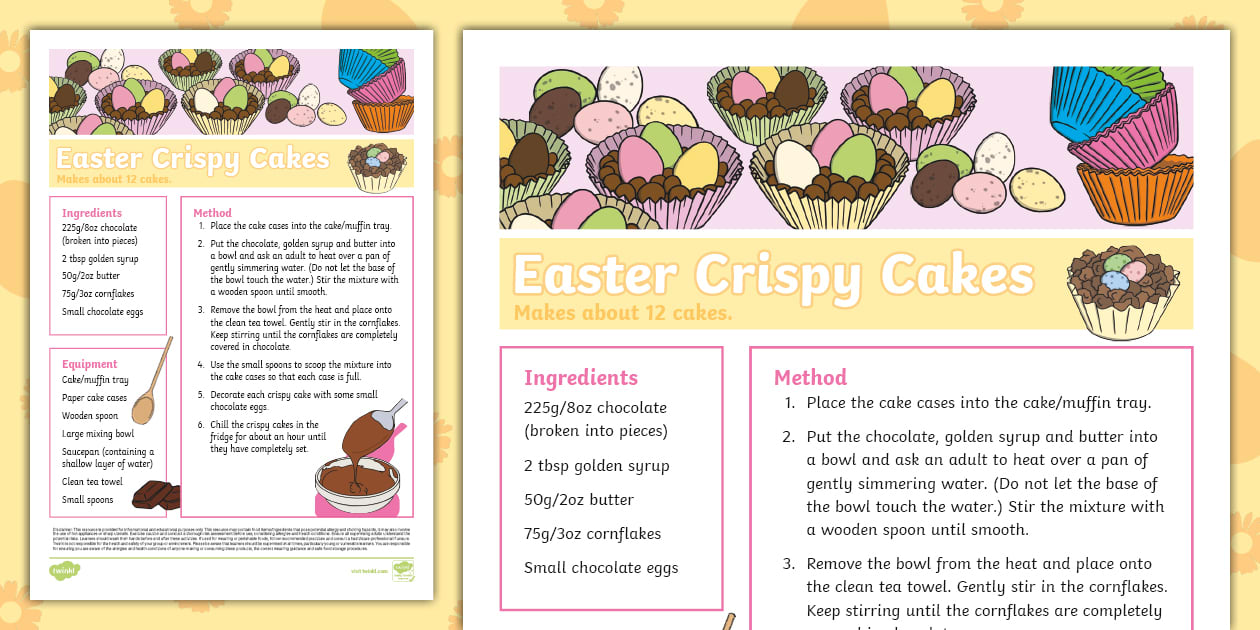 Easter Nests With Cornflakes | Cornflake Cakes Easter | EYFS