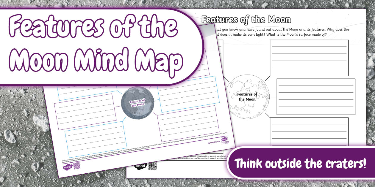 Intermediate Phase - Features of the Moon - Mind Map
