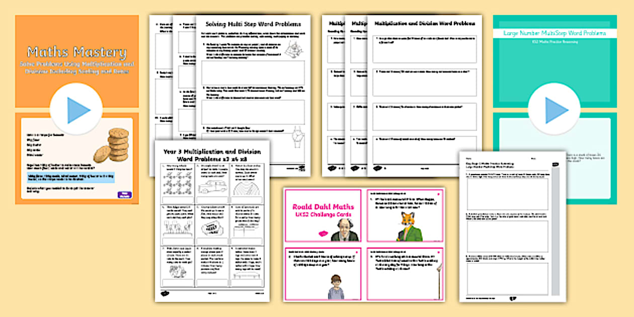 Primary Resources Multiplication Word Problems - KS2 Maths