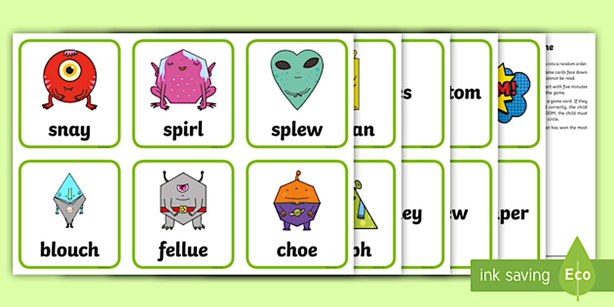 KS1 Phonics Boom Card Game