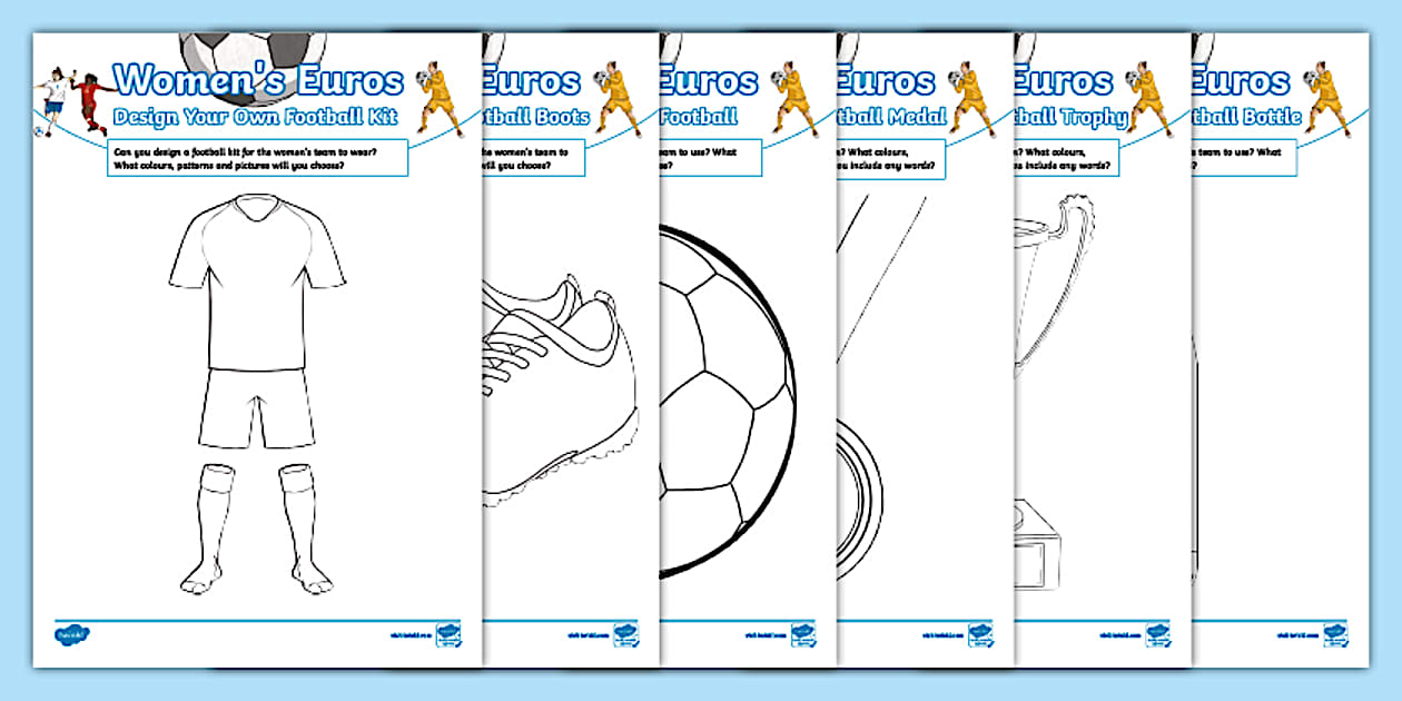Euro Football Kits | England Women's Euro Kit | Twinkl | PE