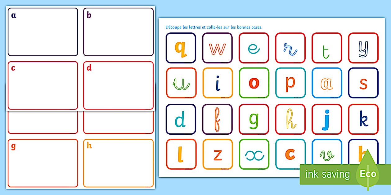 Lettres à imprimer maternelle | Ressources pédagogiques