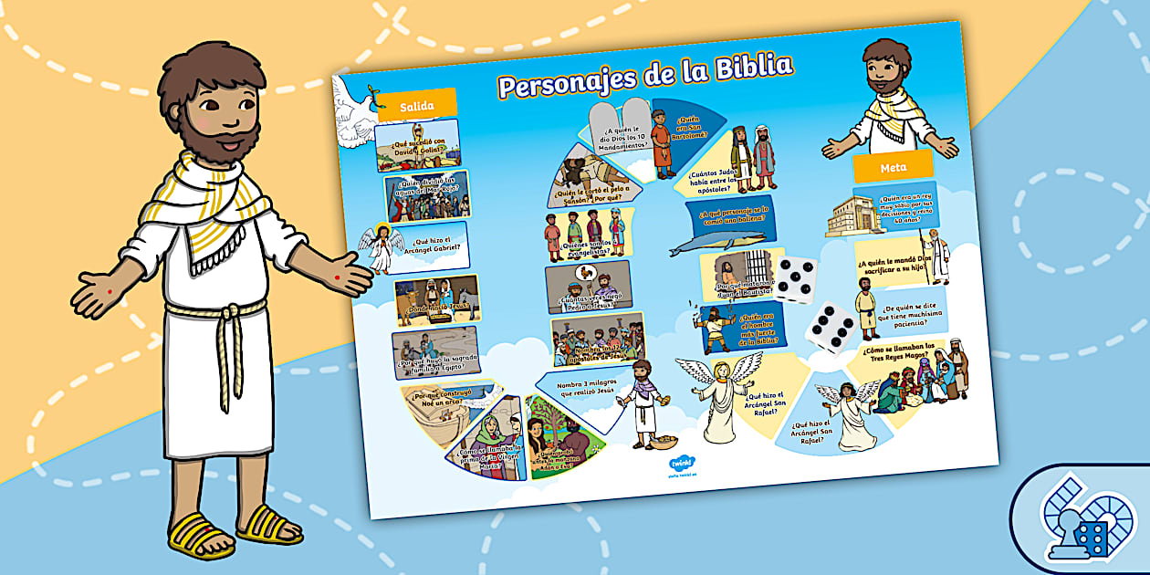 Juego de mesa: Personajes de la Biblia