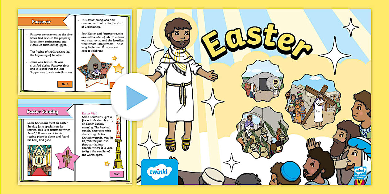 Easter Information PowerPoint (teacher made) - Twinkl