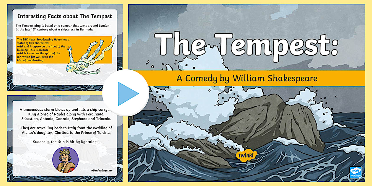 Shakespeare's The Tempest PowerPoint - English Resource - Twinkl